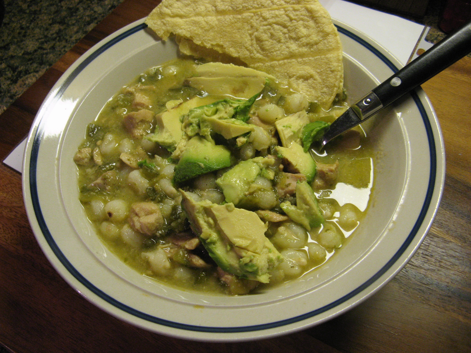 Slow Cooker Sunday: Chicken and Hominy Stew – Bead Yarn & Spatula