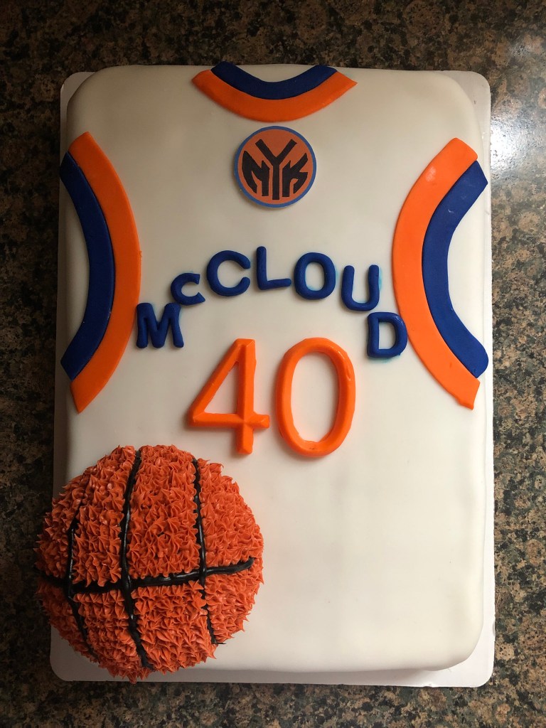 New York Knicks Themed Cake – Bead Yarn & Spatula