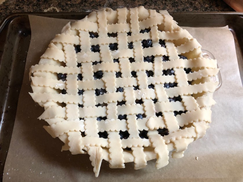 Blueberry Lattice Pie – Bead Yarn & Spatula