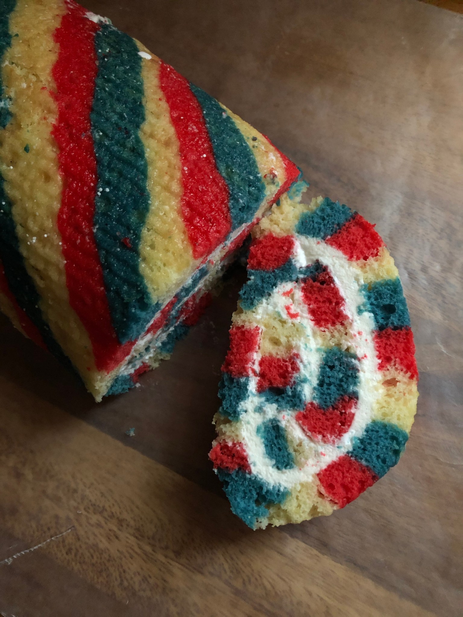 Red White & Blue Roll Cake – Bead Yarn & Spatula