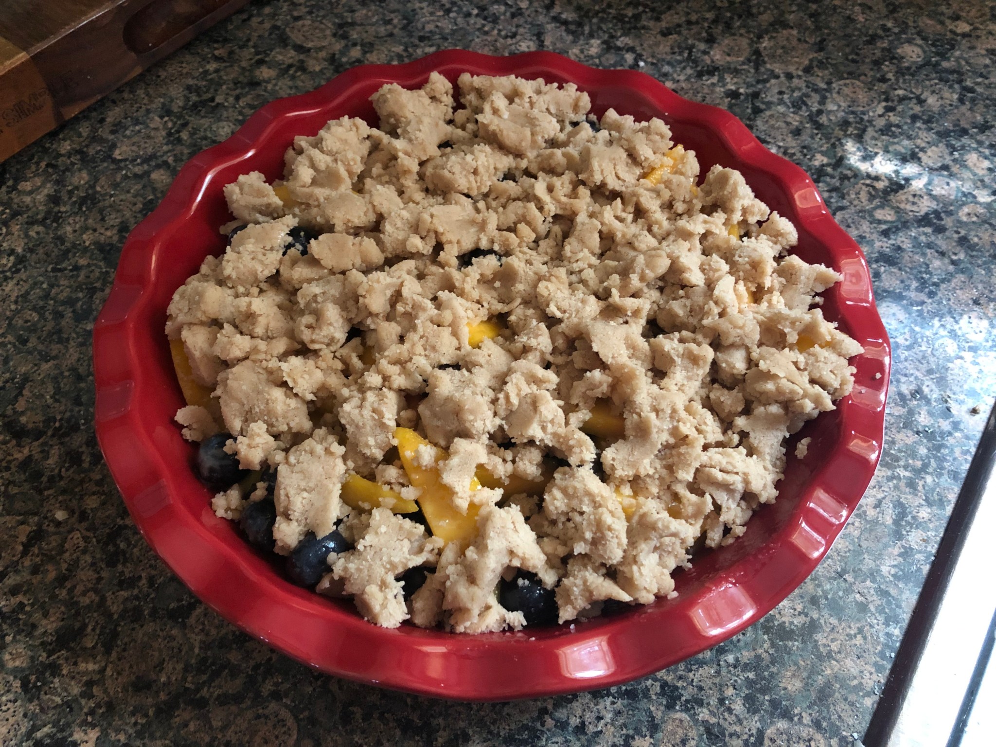 Peach Blueberry Crumble – Bead Yarn & Spatula