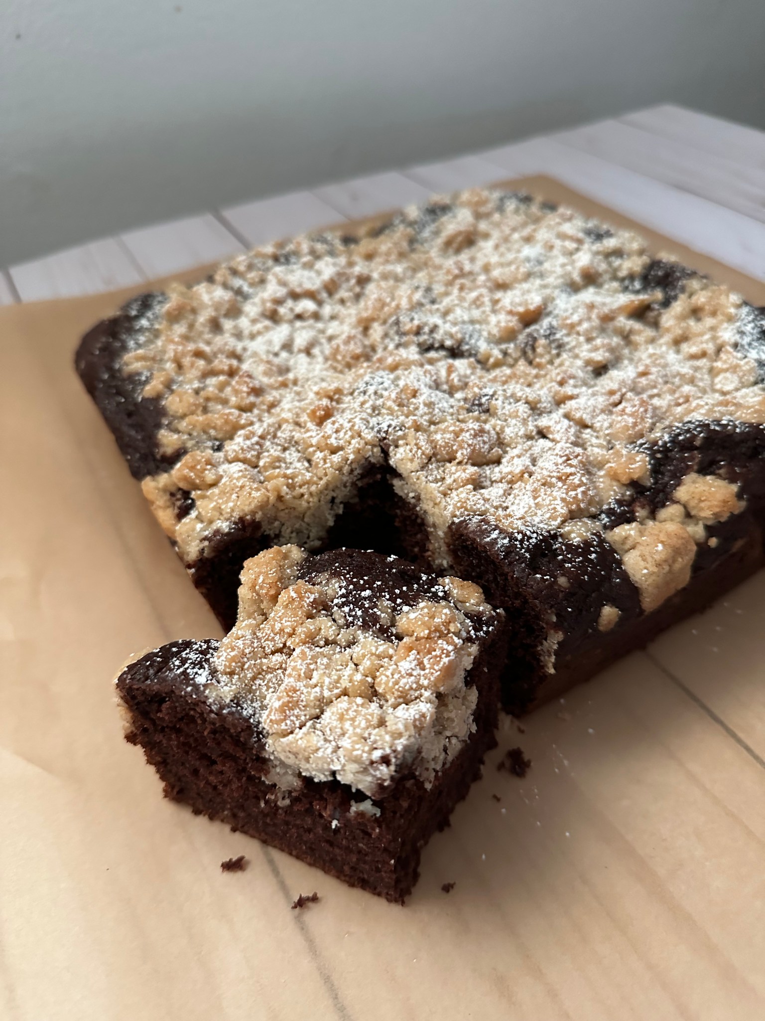 Chocolate Crumb Cake – Bead Yarn & Spatula